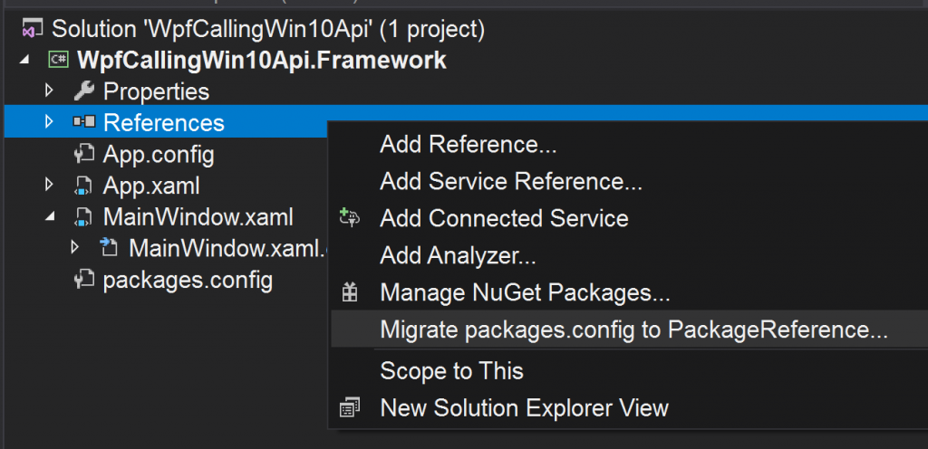 Calling Windows 10 Apis From Your Wpf Application Thomas Claudius Huber