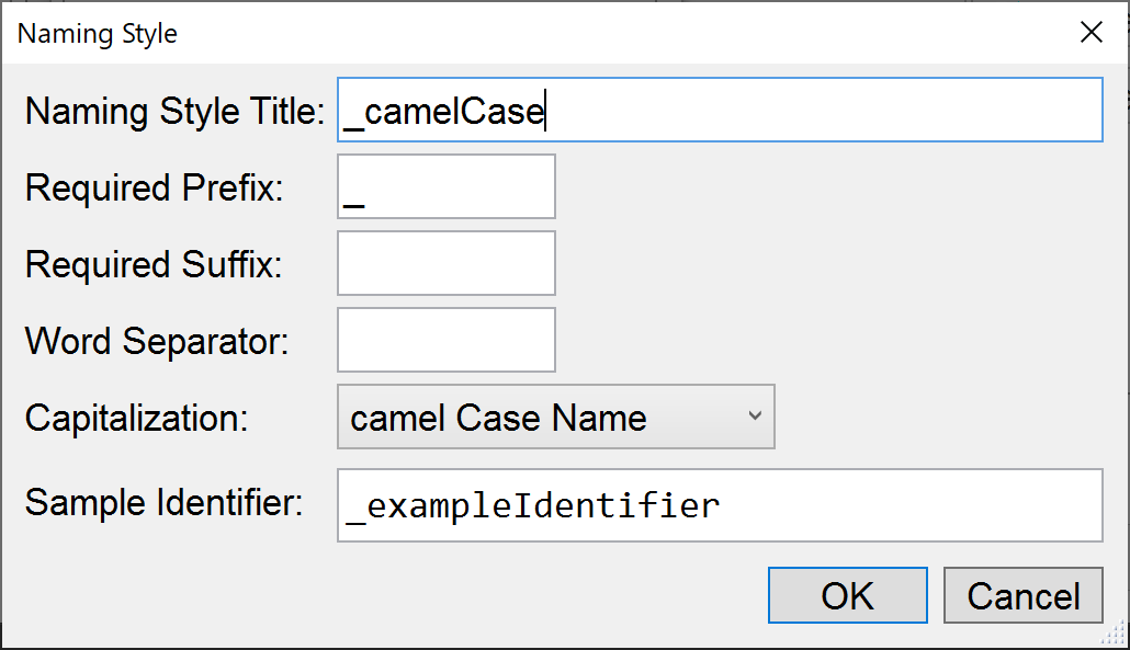 Configure Naming Styles and Rules in Visual Studio and also at the solution/project level with ...